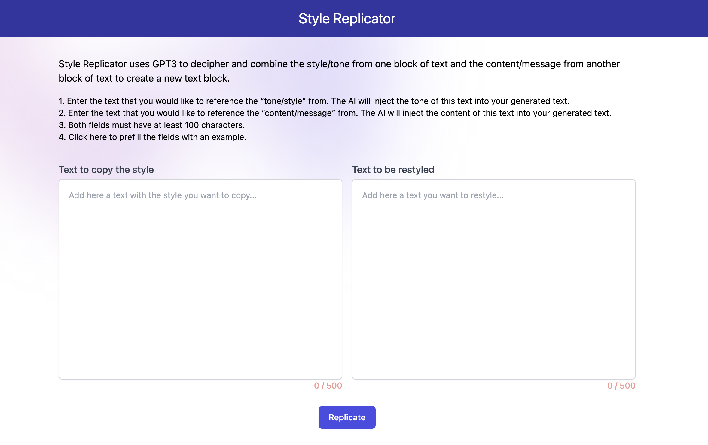 Style Replicator – Easily Switch Up Your Writing Style